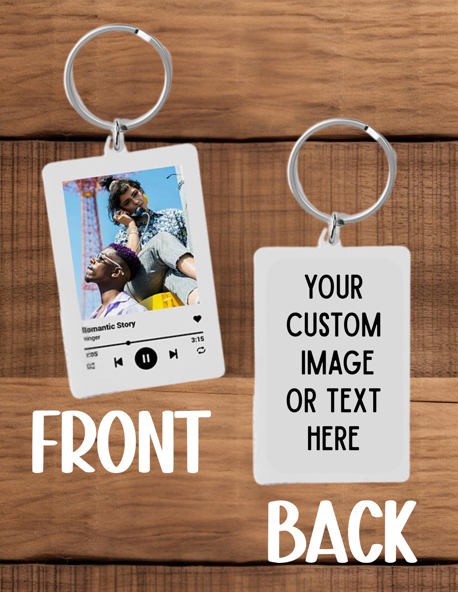 Personalized Scannable Spotify Code Keychain, Custom Song Keychain - Etsy