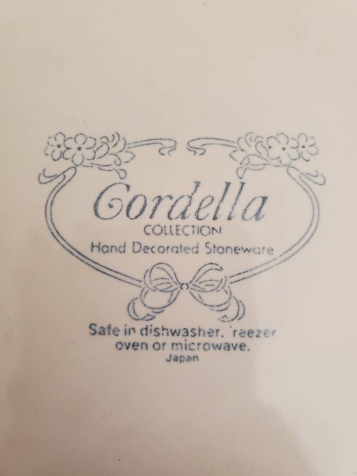 Vintage Cordella Hand Decorated Stoneware Collection Platter - Etsy