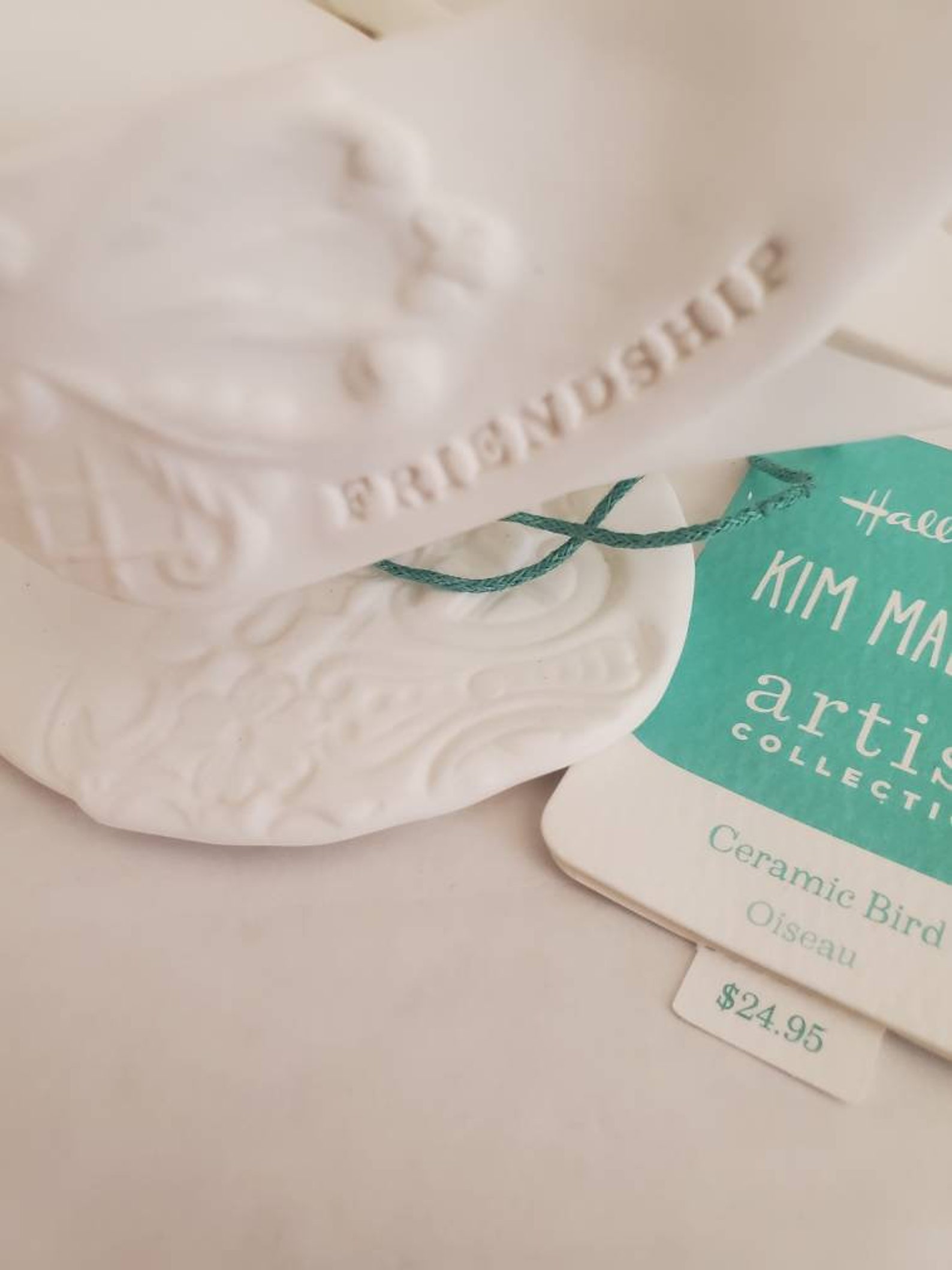 Kim Mallory Porcelain Hallmark White Friendship Dove - Etsy