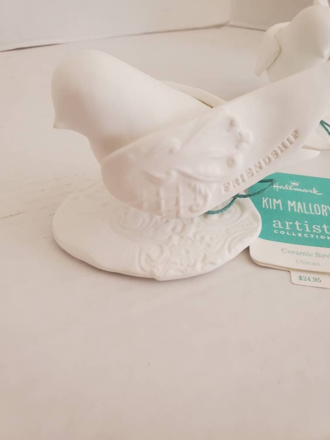 Kim Mallory Porcelain Hallmark White Friendship Dove - Etsy