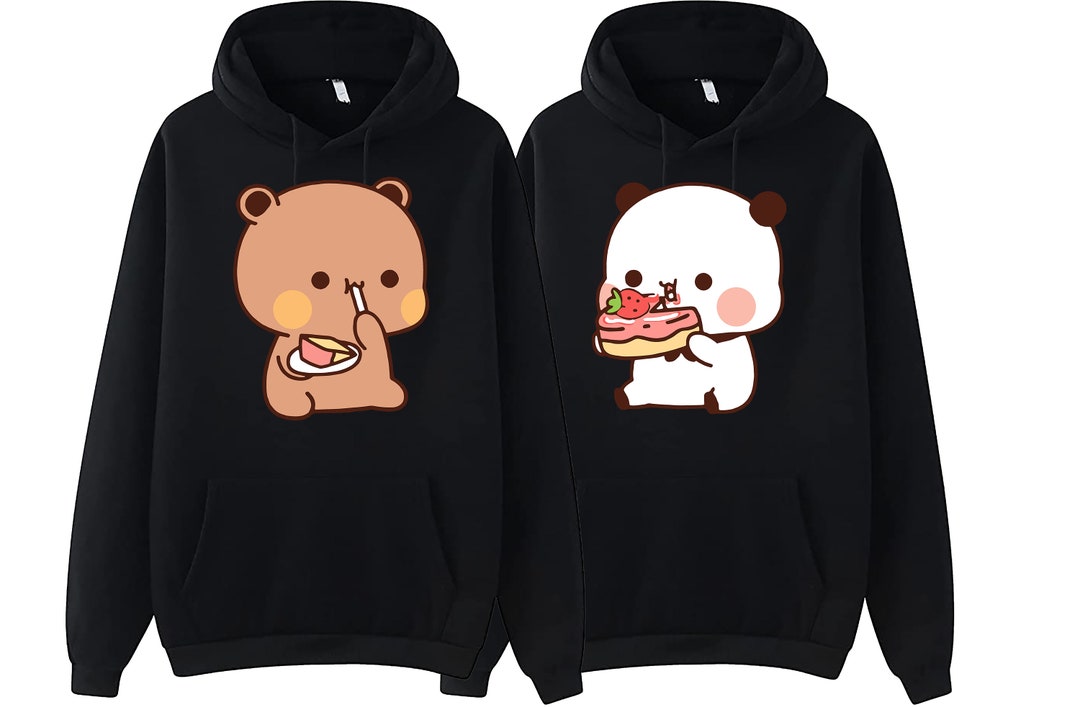 Panda Bear Bubu and Dudu Eating Cookie Couple Classic Pullover - Etsy