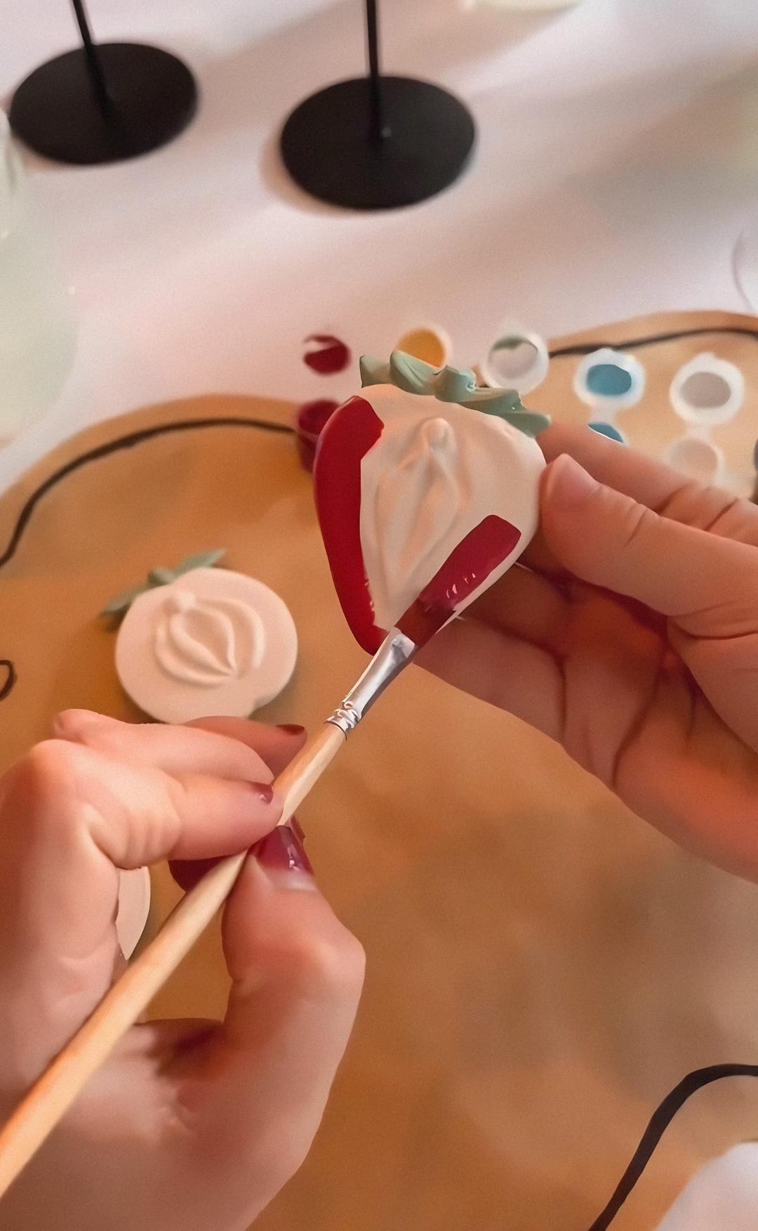 Yoni Fruit Magnets Painting Kit | Ceramic Vulva Art DIY - Etsy
