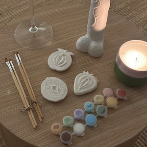 Couples Date Night Painting Bundle for Two | DIY Cheeky Ceramic ...