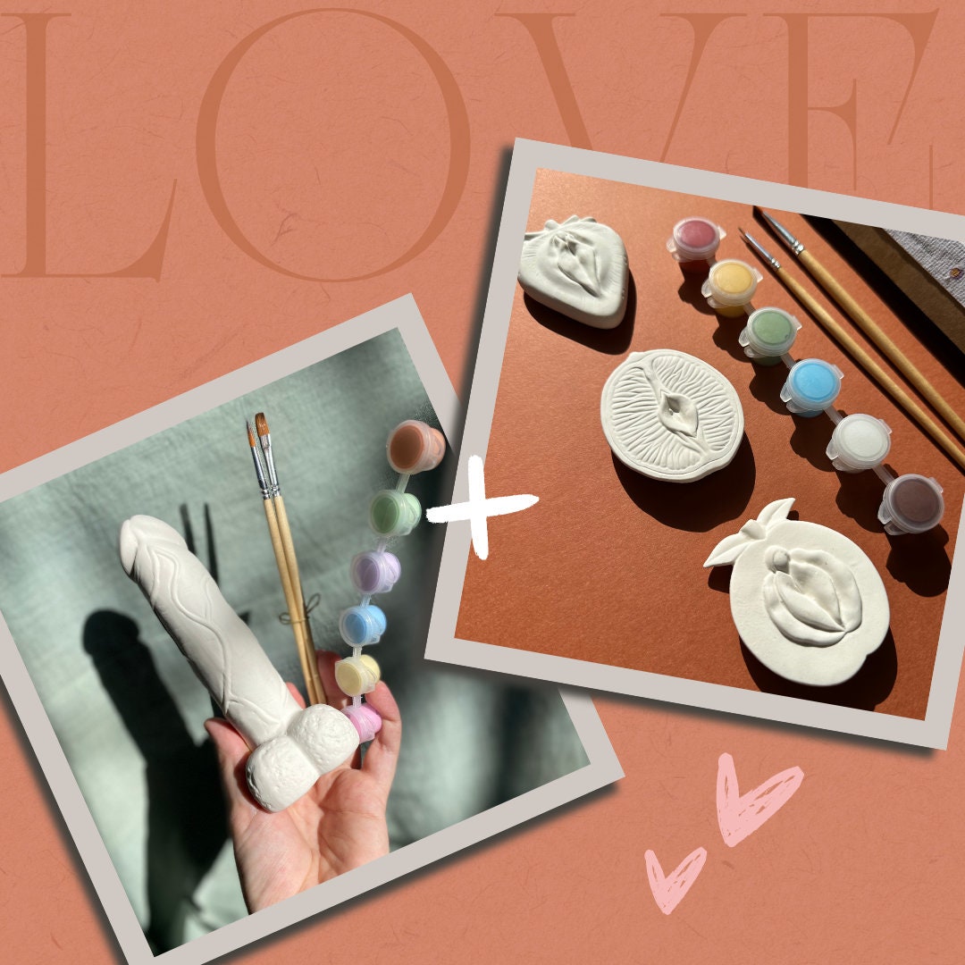 Couples Date Night Painting Bundle for Two | DIY Cheeky Ceramic ...