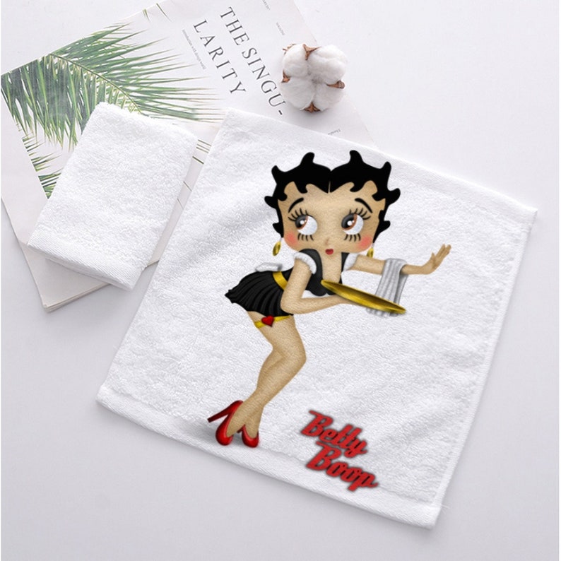 Classic Betty Boop Custom Hand Towel - Etsy