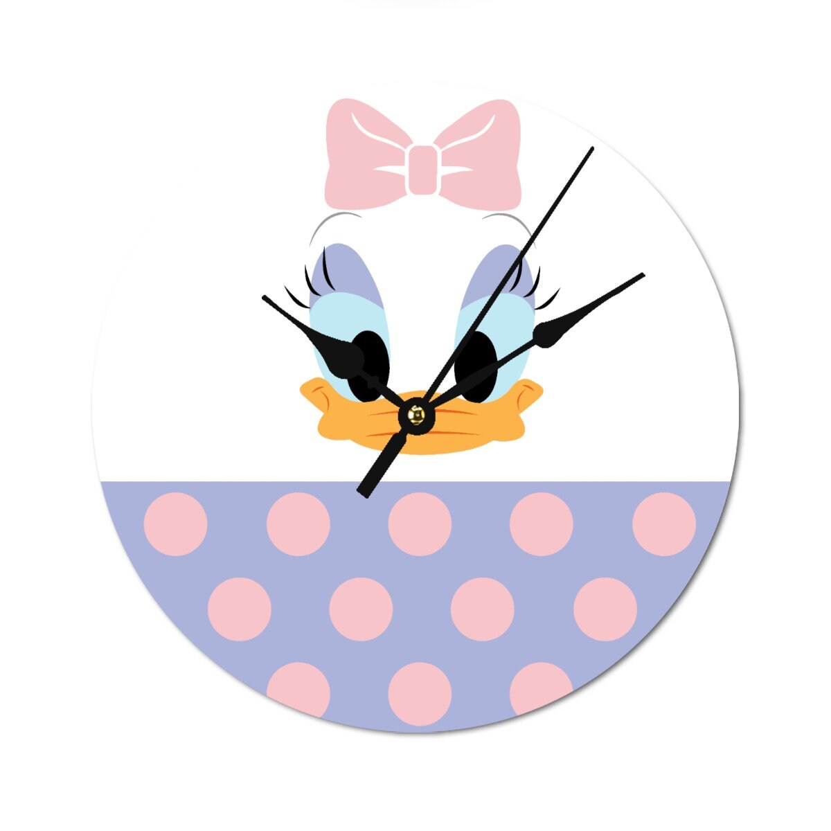 Classic Daisy Duck Wood Clock - Etsy