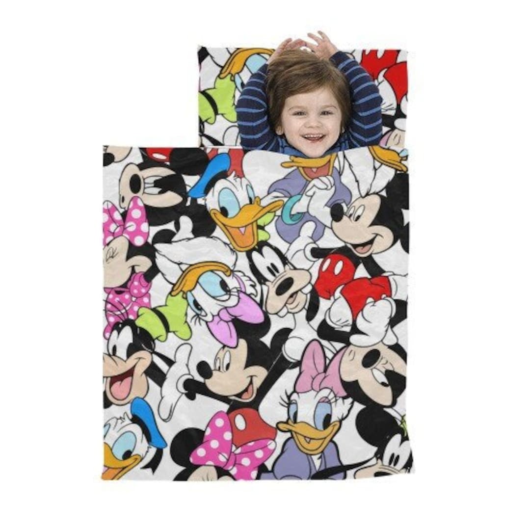 Classic Disney Characters Kids' Sleeping Bag - Etsy