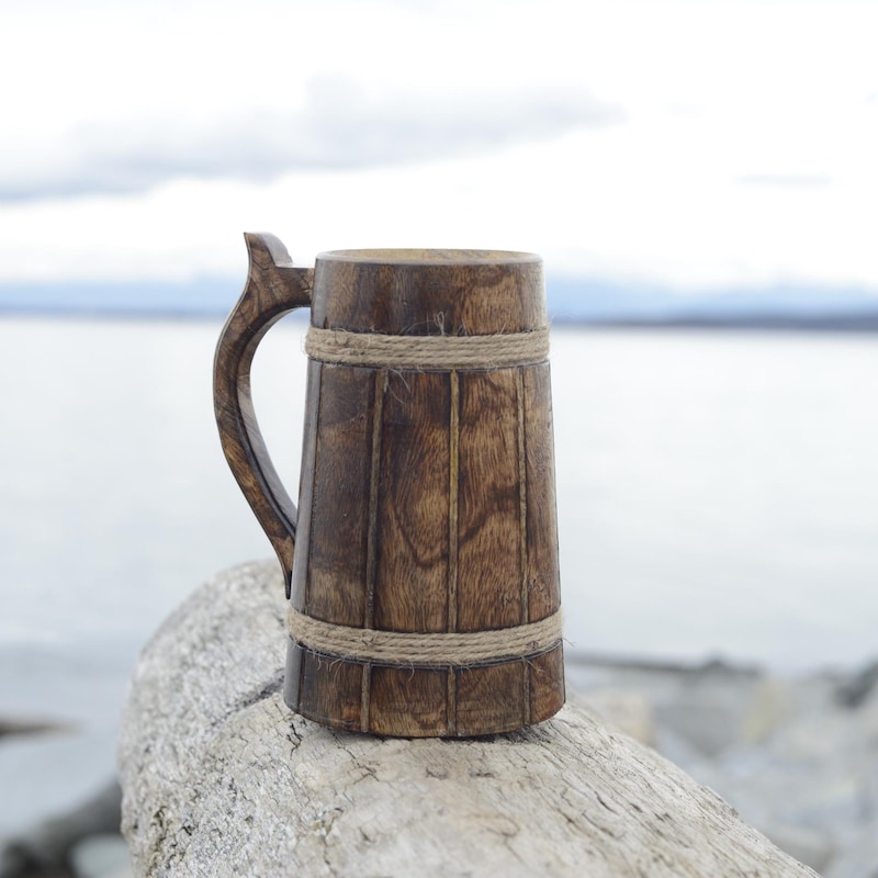 Wood Barrel Tankard - Etsy