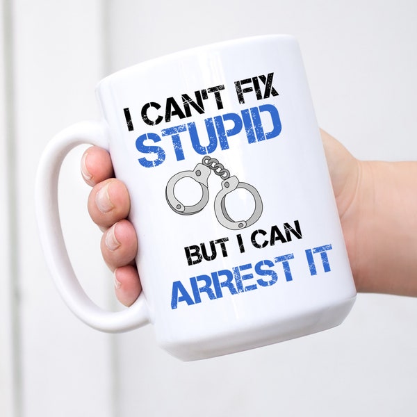Police Coffee Mug Etsy