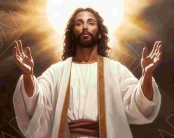 Jesus Christ Black Skin Tone - for Printable Art Work - Digital ...