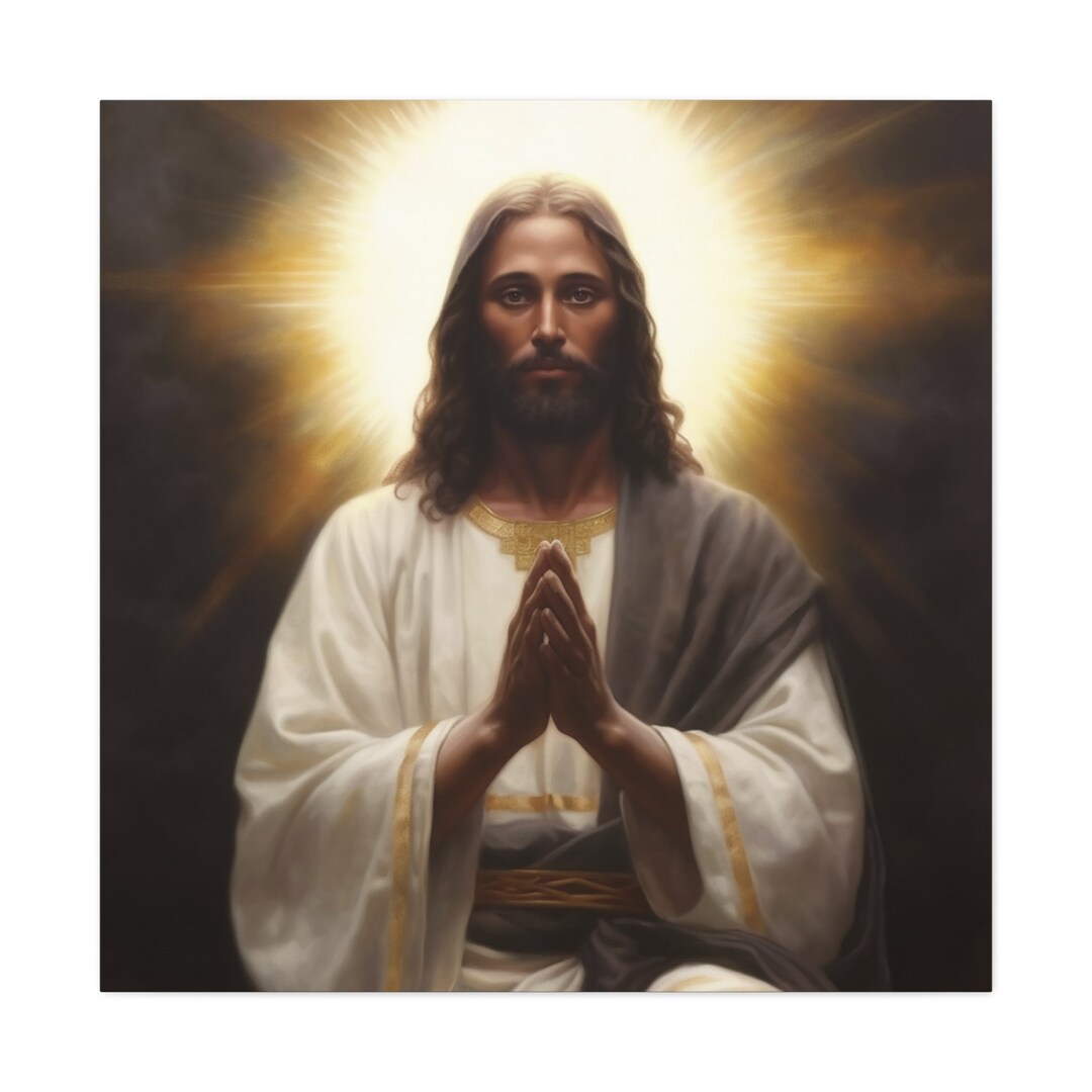 Jesus Christ Black Skin Tone Canvas Gallery Wraps - Etsy