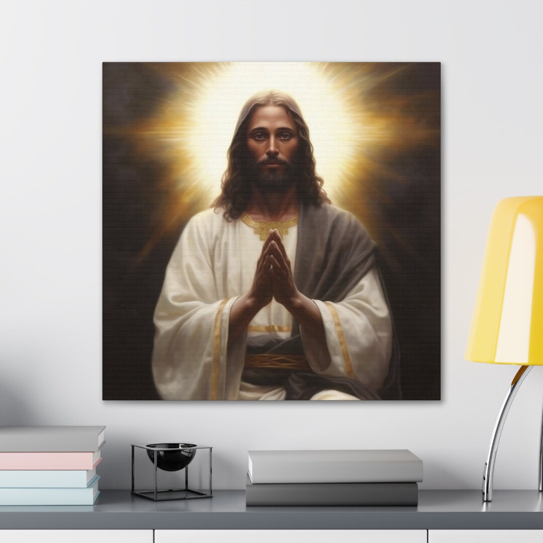 Jesus Christ Black Skin Tone - Canvas Gallery Wraps - Etsy
