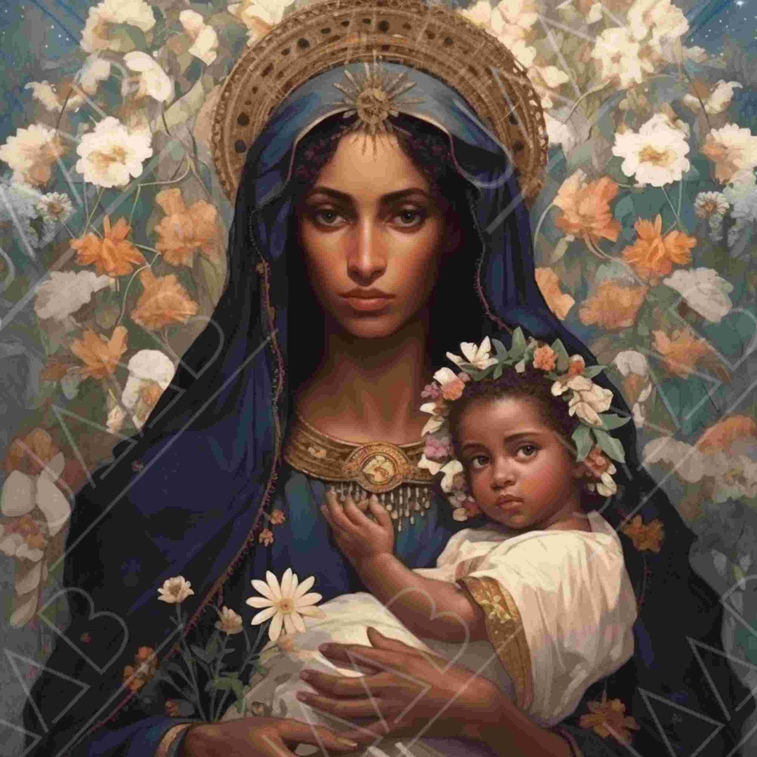 Black, African-american, Church,mother Mary and Jesus Christ - for ...