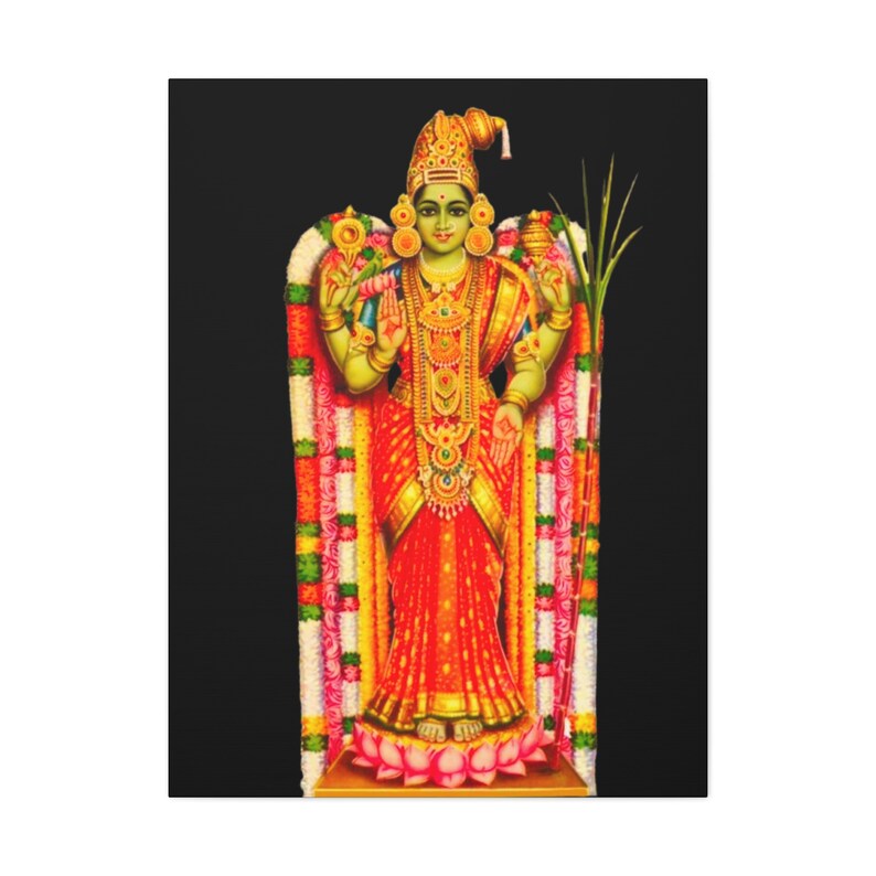 Madurai Meenakshi Amman Hindu Tamil Godess Parvathi - Etsy