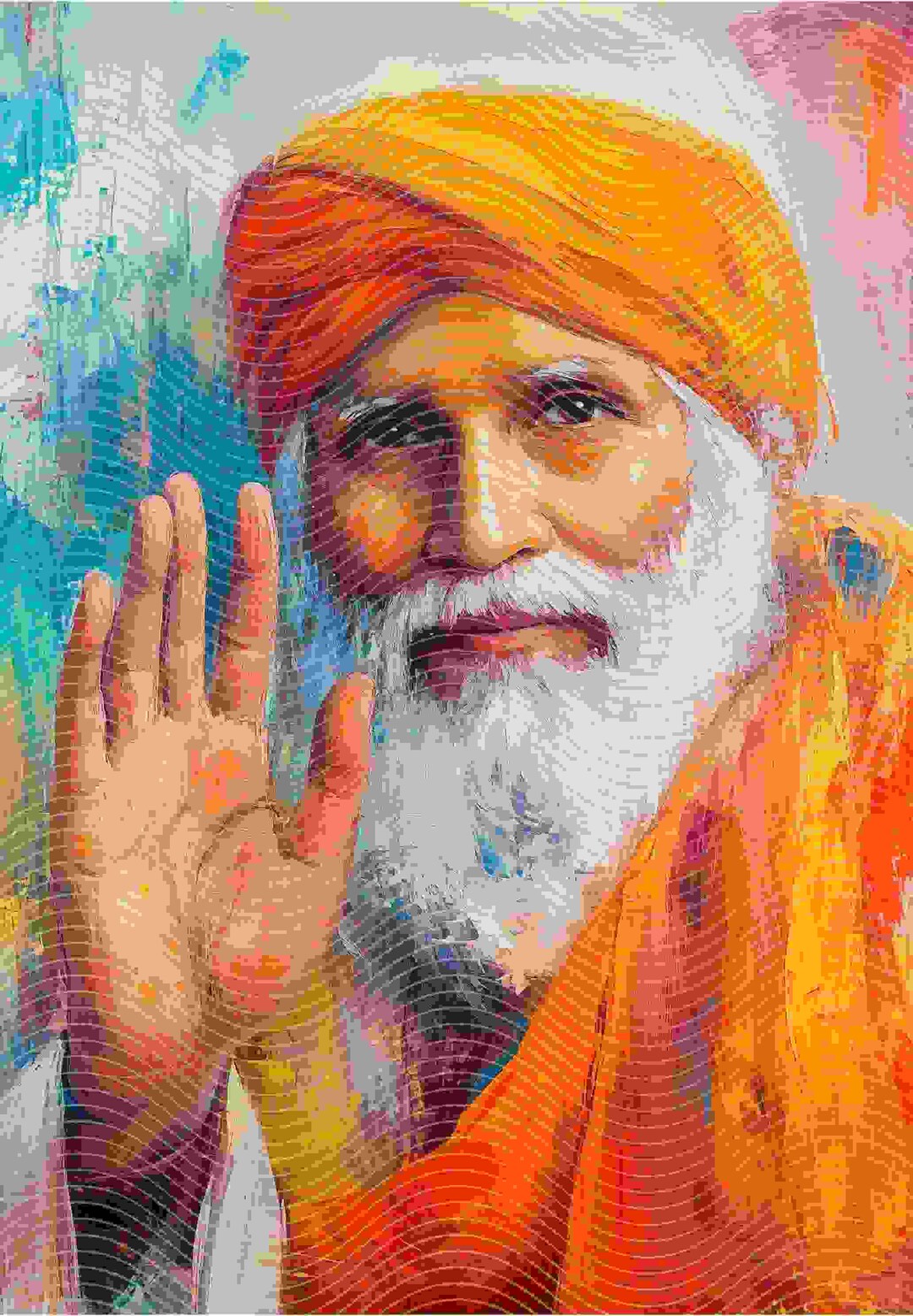 Sai Baba, Yogi, Saint, Indian - for Printable Art Work - Digital ...