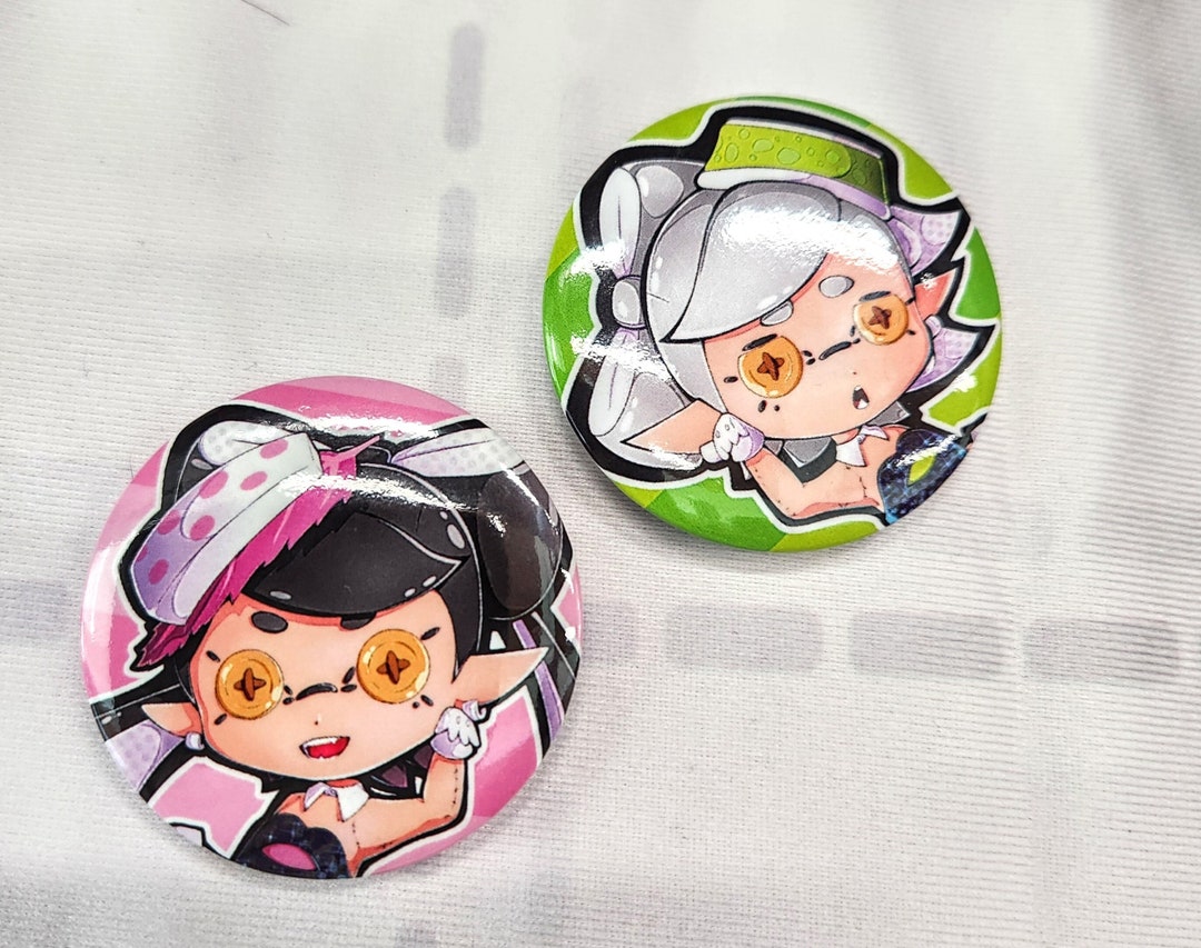 Splatoon Button Set! (READ DISCRIPTION) - Etsy