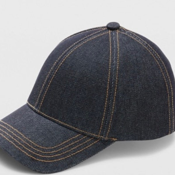 Blue Jean Cap - Etsy