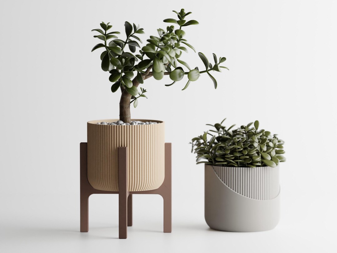 3D Plant Pot, Elevated Pot, Dry Flower Pot, Indoor Pot, Design Pot ...