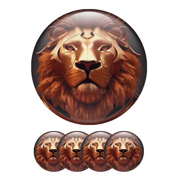 Lion Center Caps - Etsy