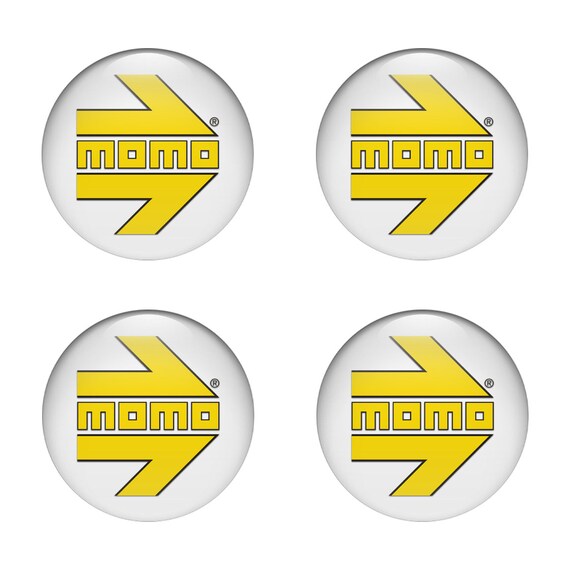 4 X All Sizes 3D Print Logo Momo Domed Stickers for Wheel - Etsy