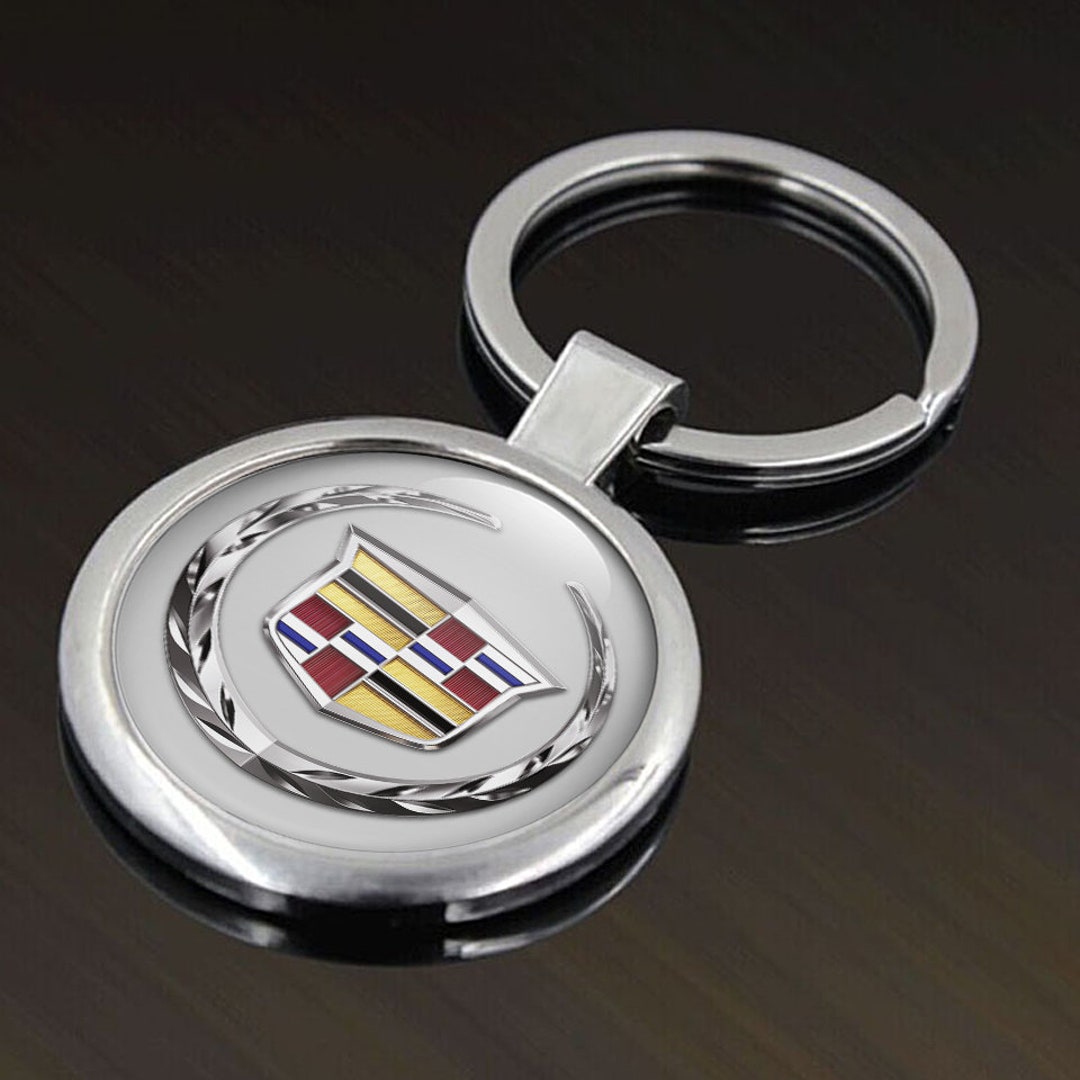 Metal Кeychain Cadillac Custom Design Keyring Personalized Key - Etsy