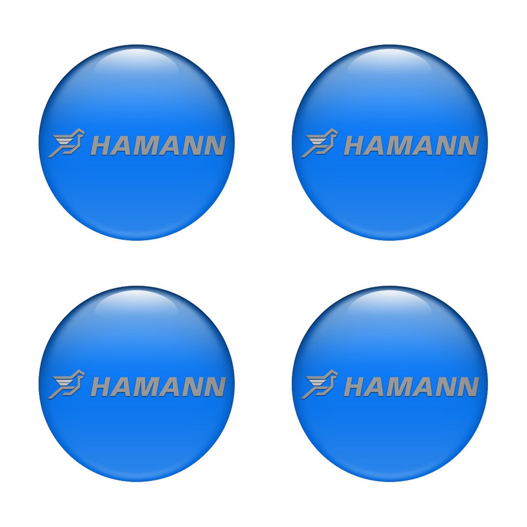 4 X All Sizes 3D Print Logo Hamann Domed Stickers for Wheel - Etsy