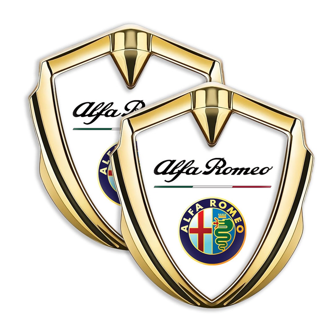 Self-adhesive Alfa Romeo Metal Shield Sticker Decal for Car - Etsy