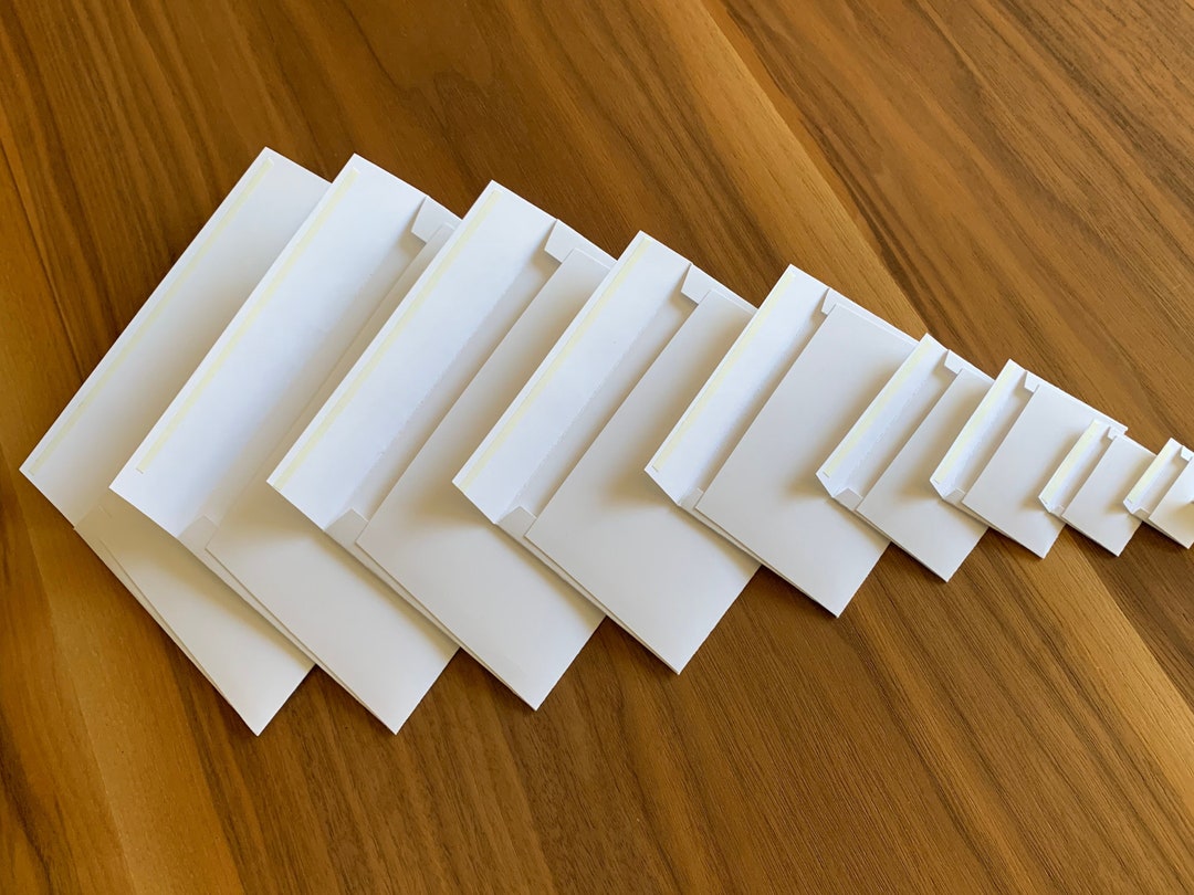 9 Blank Nesting Envelope Mini Greeting Card | Cute Funny Personalized ...