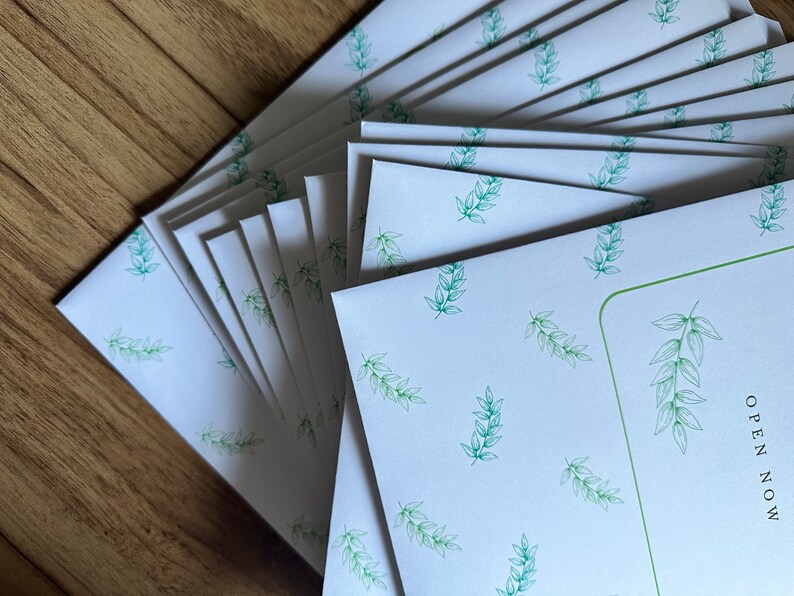 9x7 College Large Open When Envelopes Blank Cards Letters Personalized ...