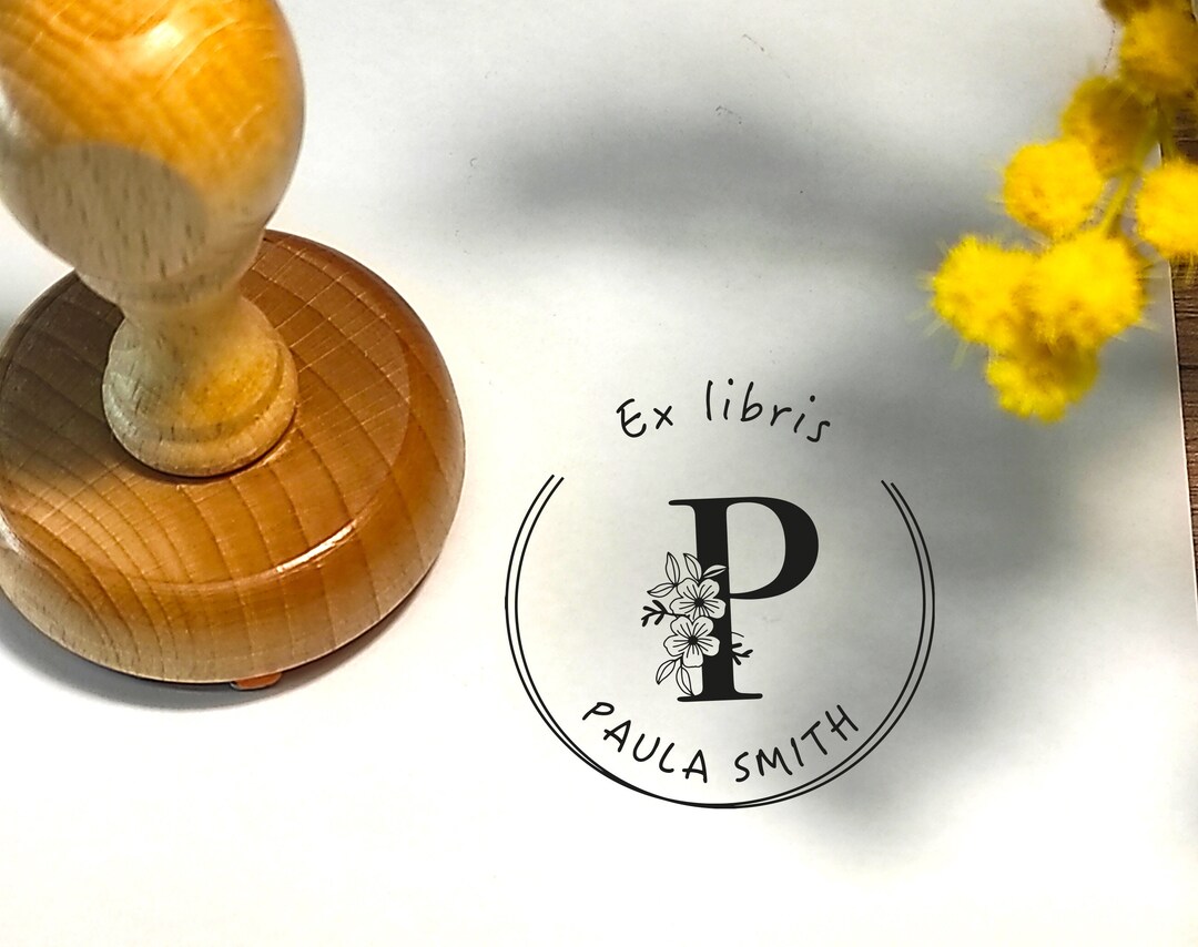 Personalized Ex Libris Stamp: Custom Library Book Stamp - Etsy