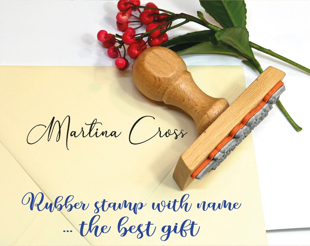 Custom Signature Stamp: Self-inking Personalized Rubber Stamp - Etsy UK