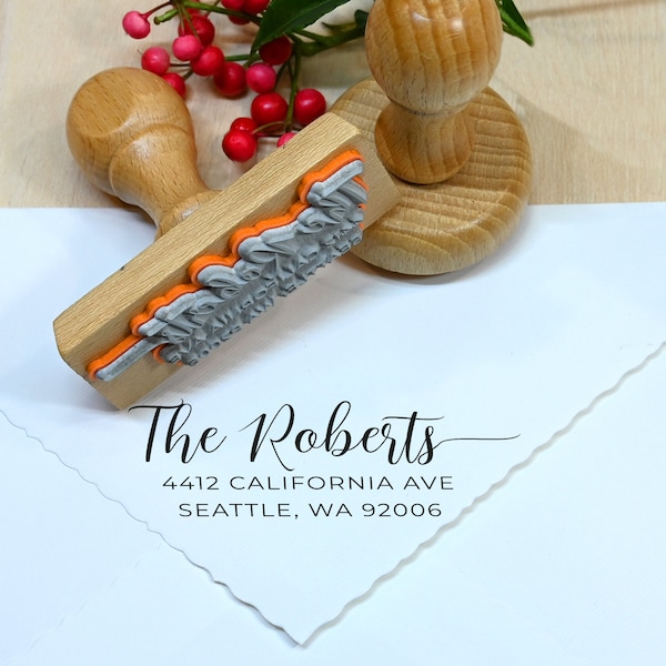 Custom Address Stamp - Etsy