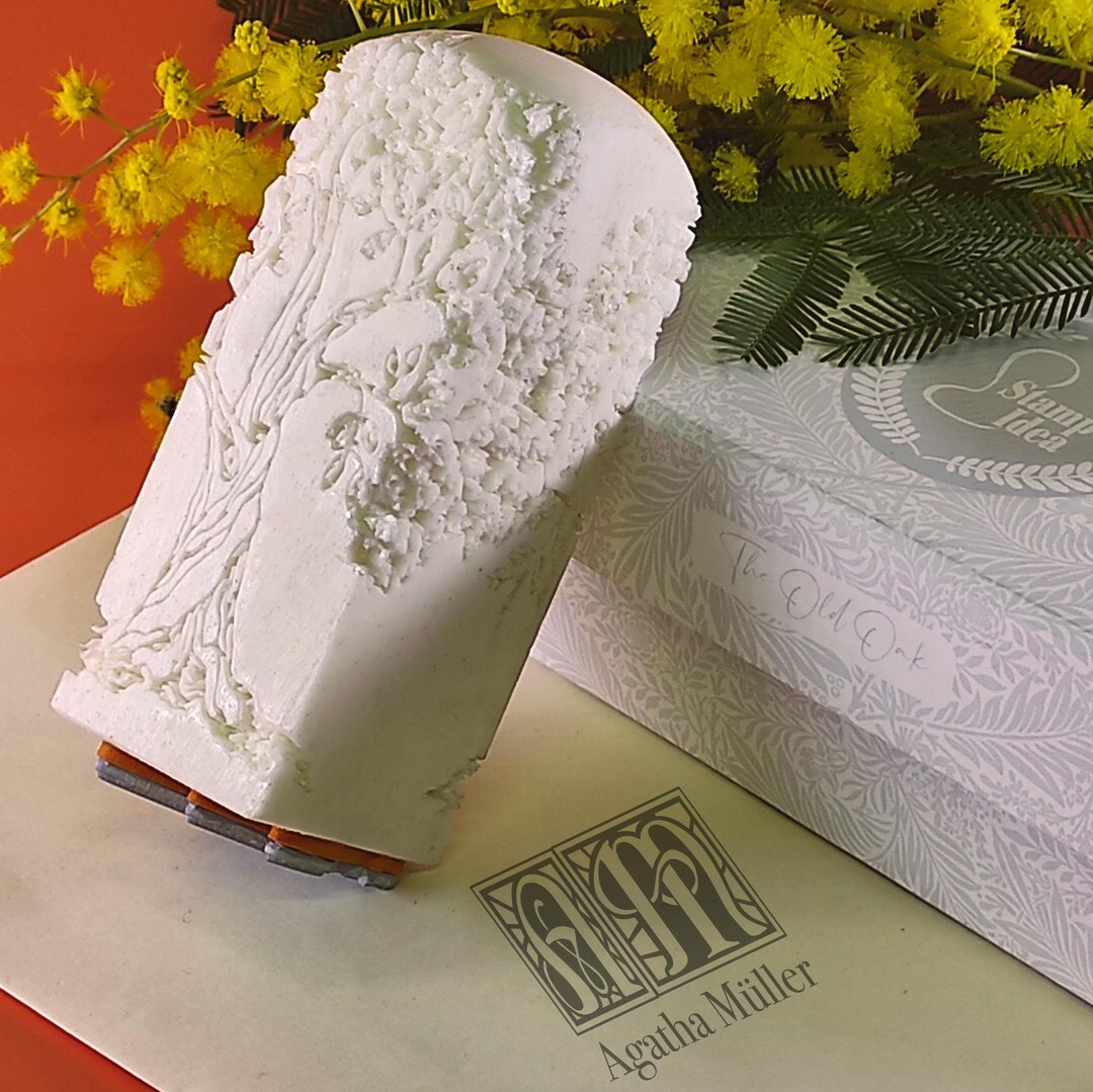 Rubber Gift Stamp.luxury Rubber Stamp.high Relief Engraved Handle ...