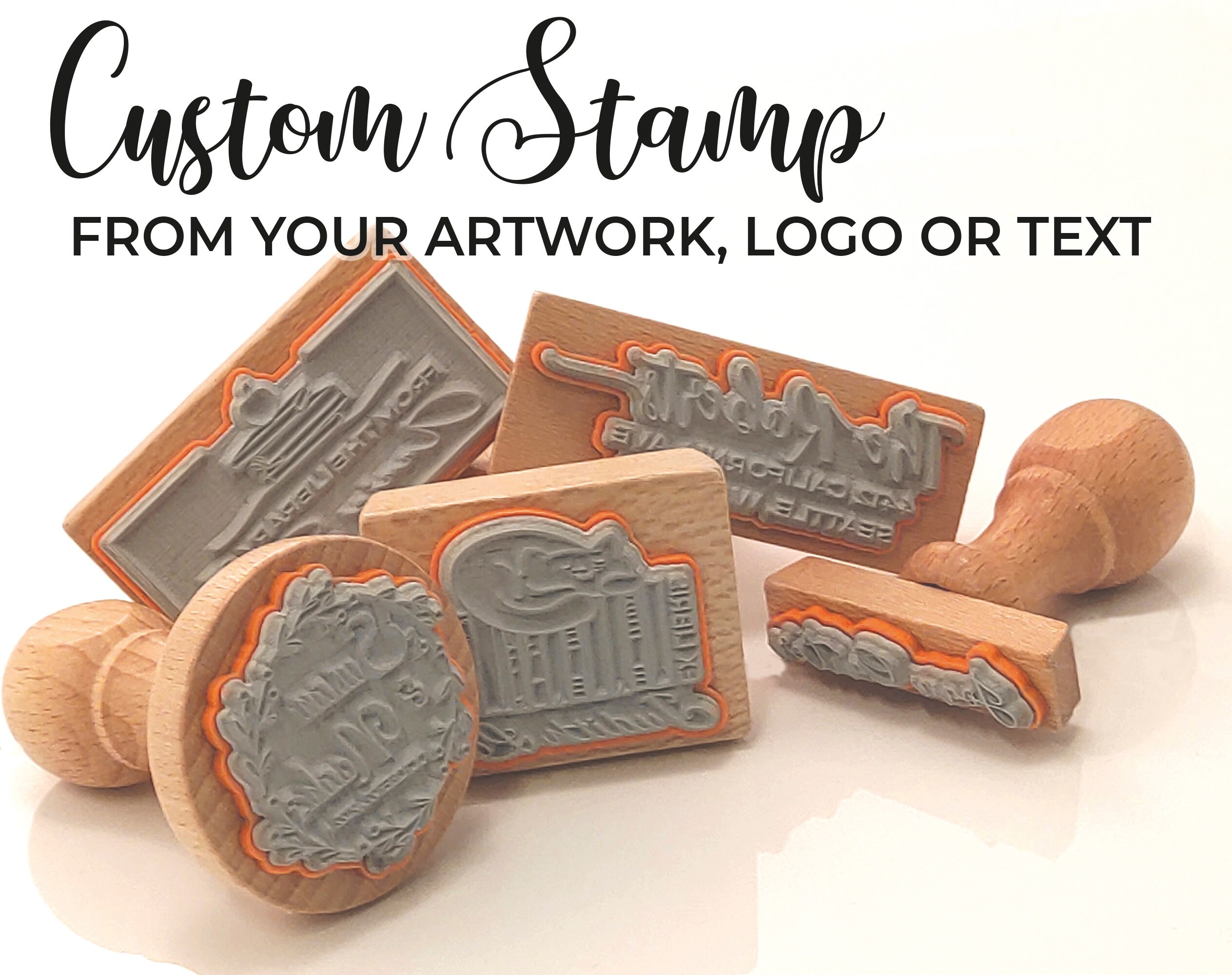 Custom Stamp Personalized Stamp Custom Logo Stamp Custom - Etsy