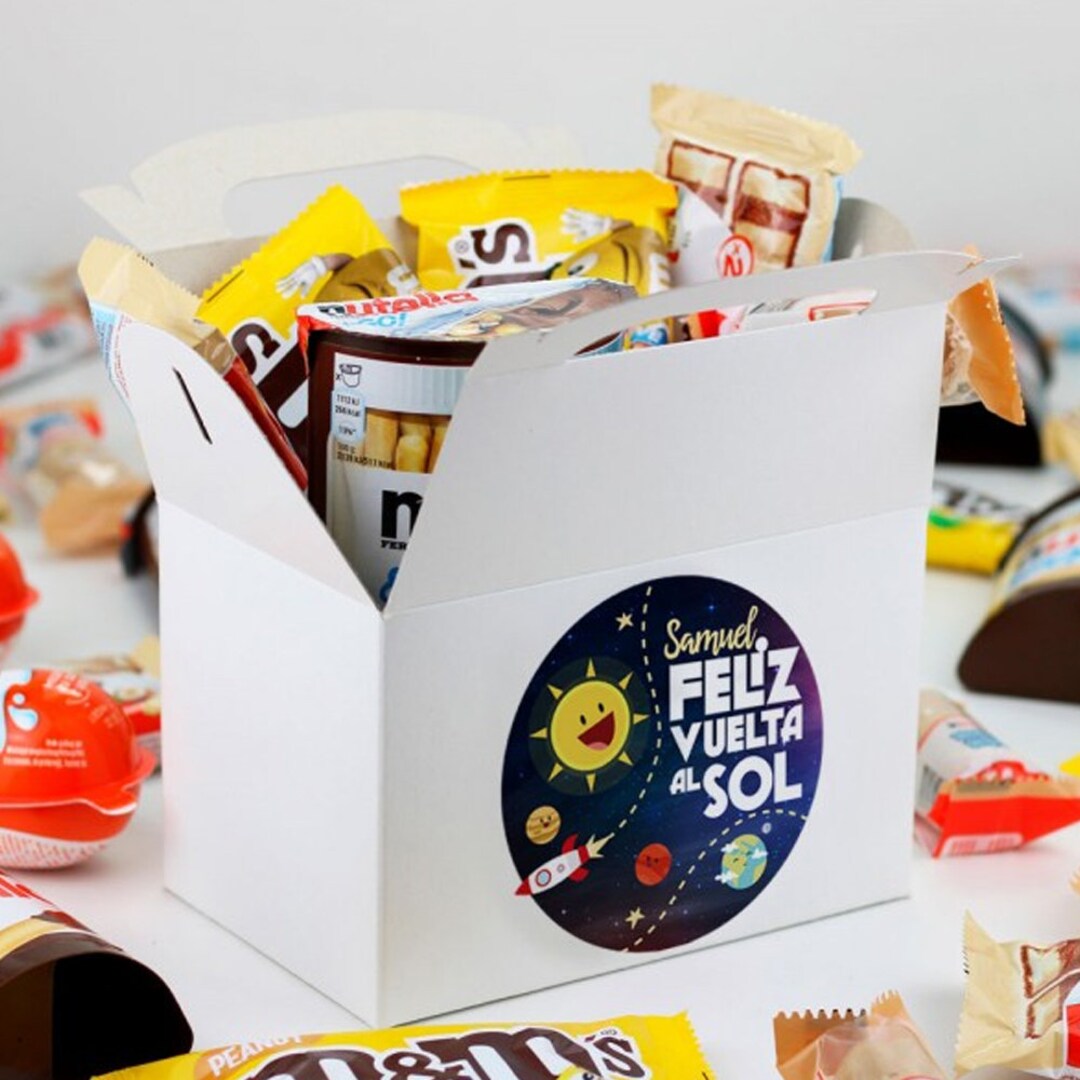 Personalized Choco Gift Box Happy Return to the Sun Sweet - Etsy