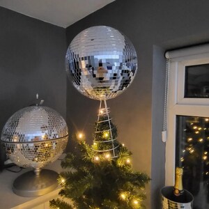 Disco Ball Christmas Tree Topper - Etsy