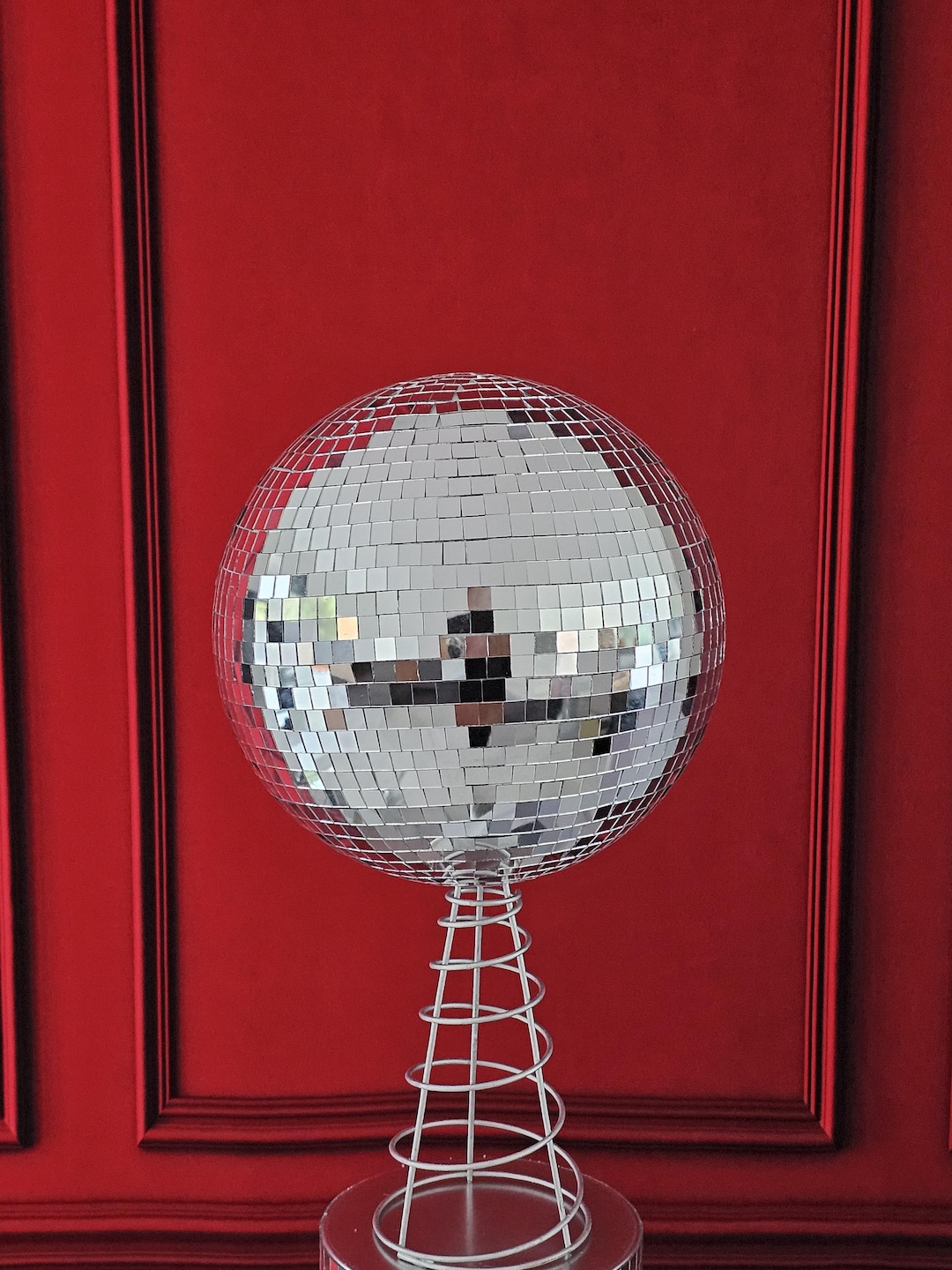 Disco Ball Christmas Tree Topper - Etsy