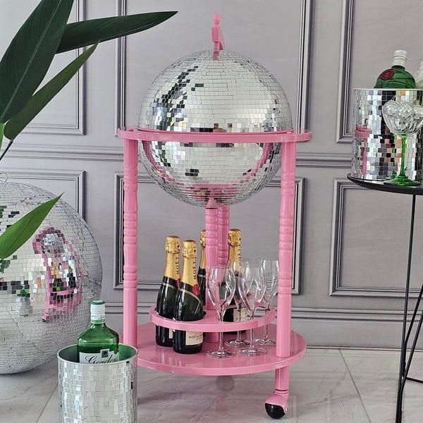 Disco Ball Drink Glass - Etsy UK