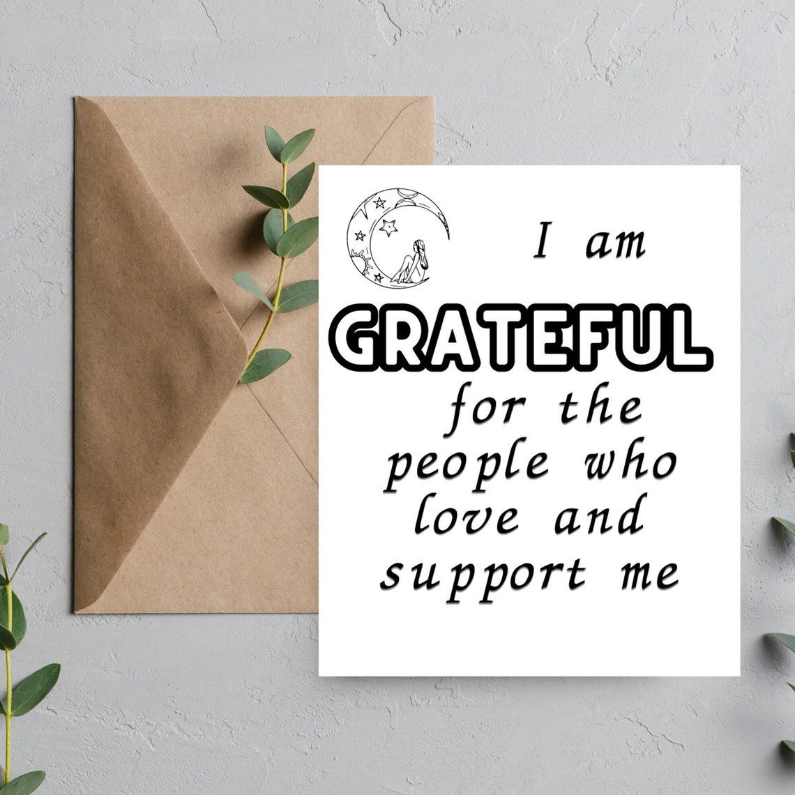 Positive Affirmation Cards for Gratitude: Printable - Etsy