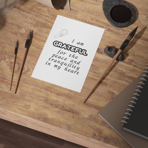 Positive Affirmation Cards for Gratitude, Daily Affirmations for Self ...