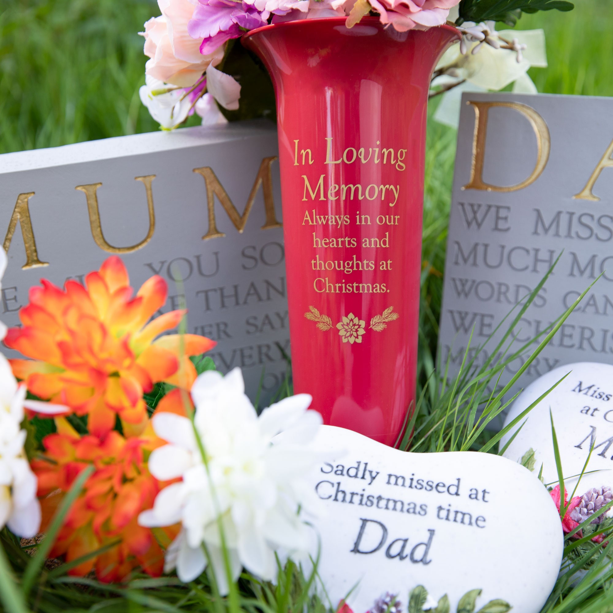 In Loving Memory Memorial Vase in Loving Memory Graveside - Etsy UK