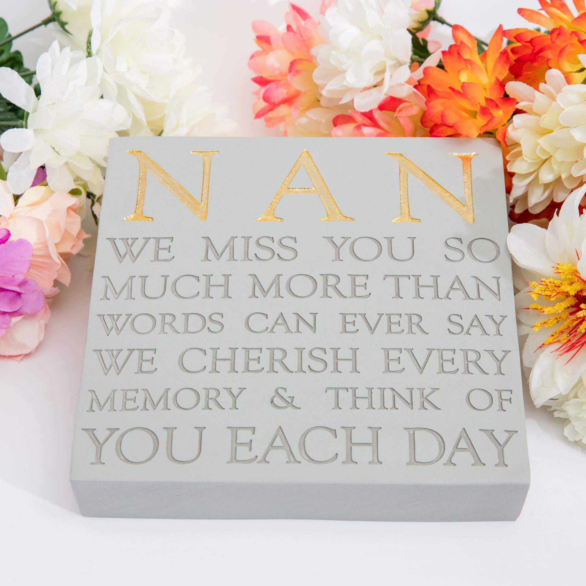 Memorial Stone for Nan Nan Grave Stone Nan Memorial Plaque - Etsy