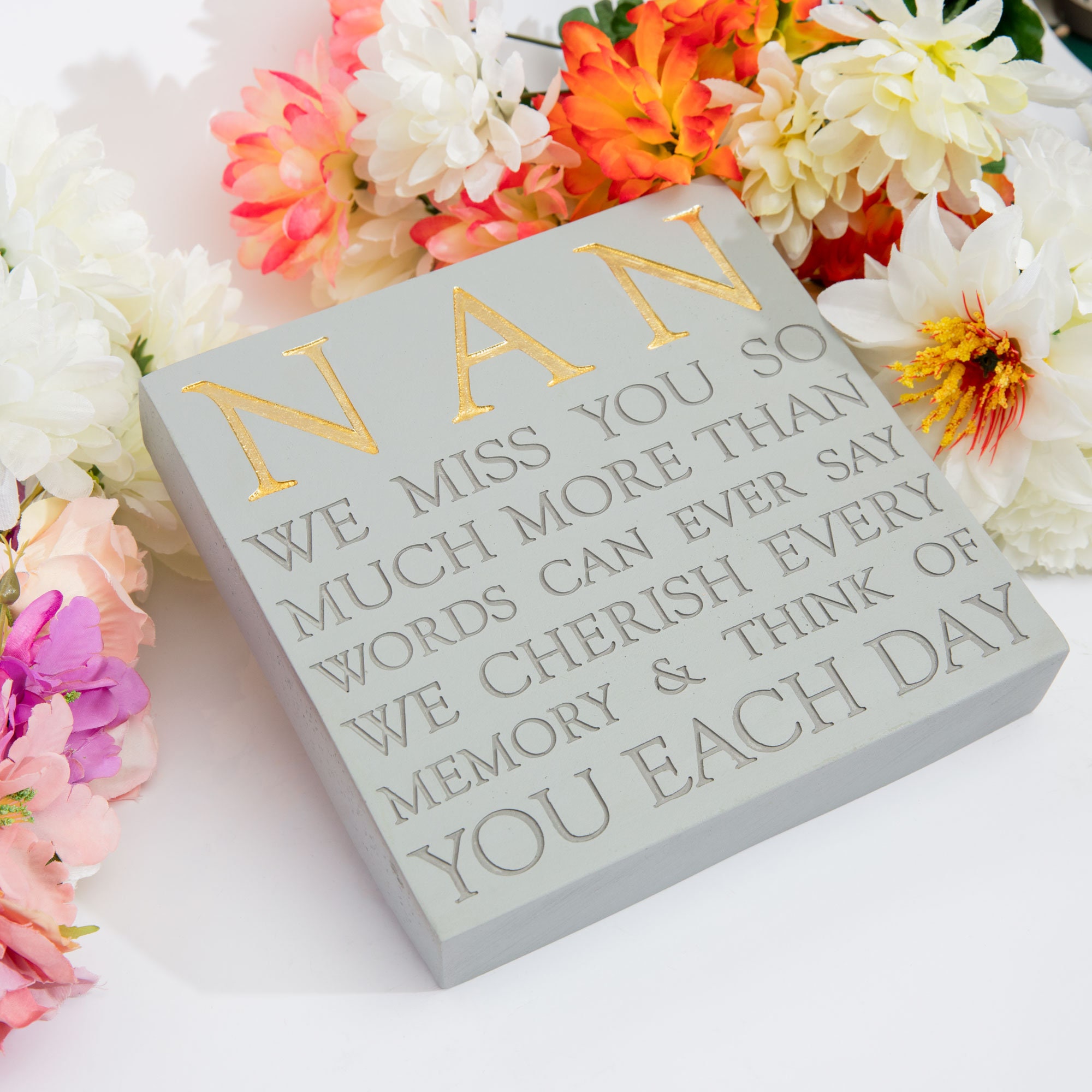 Memorial Stone for Nan Nan Grave Stone Nan Memorial Plaque - Etsy