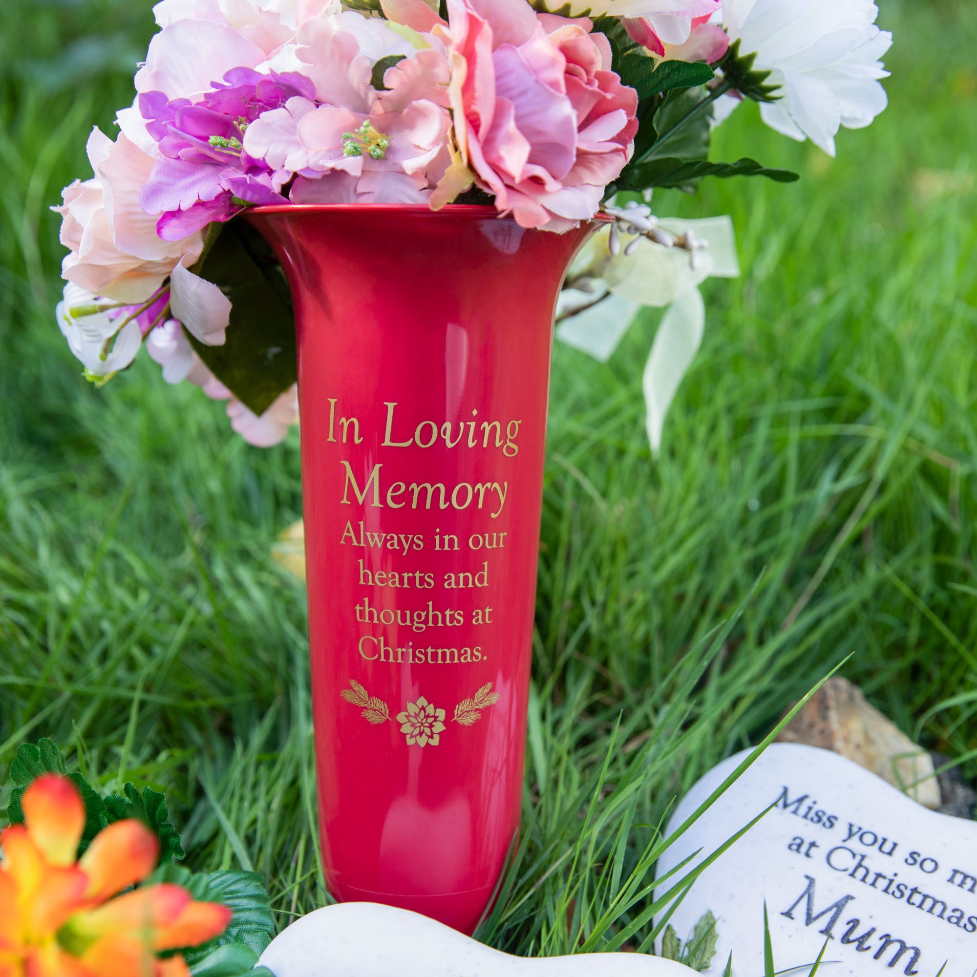 In Loving Memory Memorial Vase in Loving Memory Graveside - Etsy UK