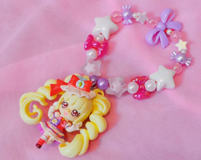 Hugtto Precure Cure Macherie Kandi Bracelet/keychain - Etsy