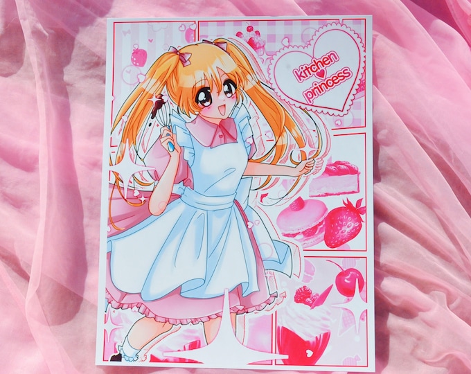 Kitchen Princess Macaron Heisei Retro Shoujo Collage Pin - Etsy