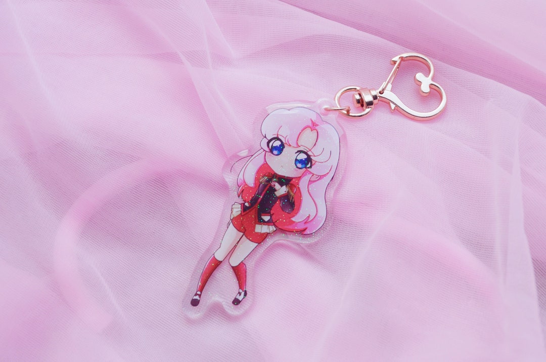 Revolutionary Girl Utena 3" Glitter Acrylic Keychain Charm - Etsy