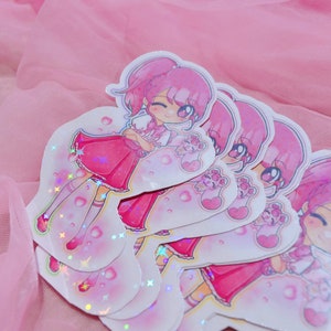 Catch! Teenieping Romi & Heartsping 3.5" Holographic Vinyl Sticker - Etsy