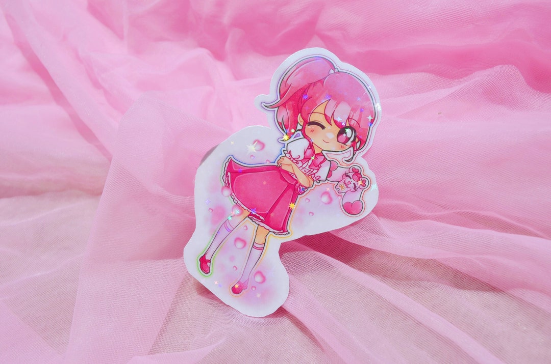 Catch! Teenieping Romi & Heartsping 3.5" Holographic Vinyl Sticker - Etsy