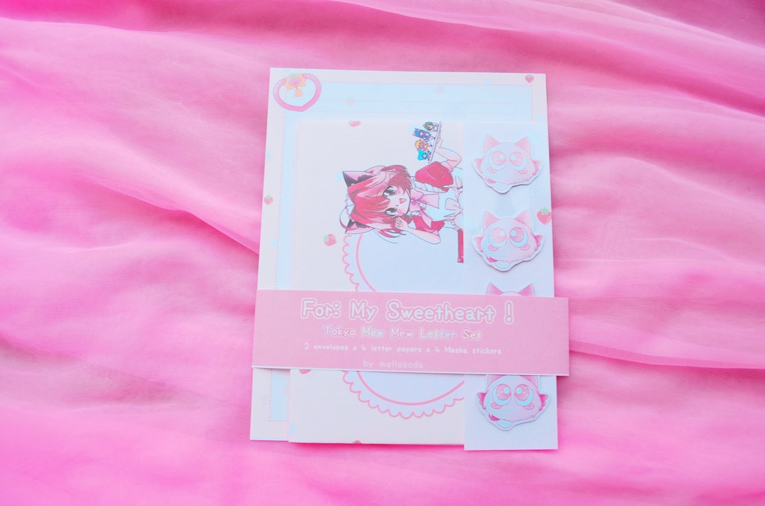 Tokyo Mew Mew Letter Set - Etsy